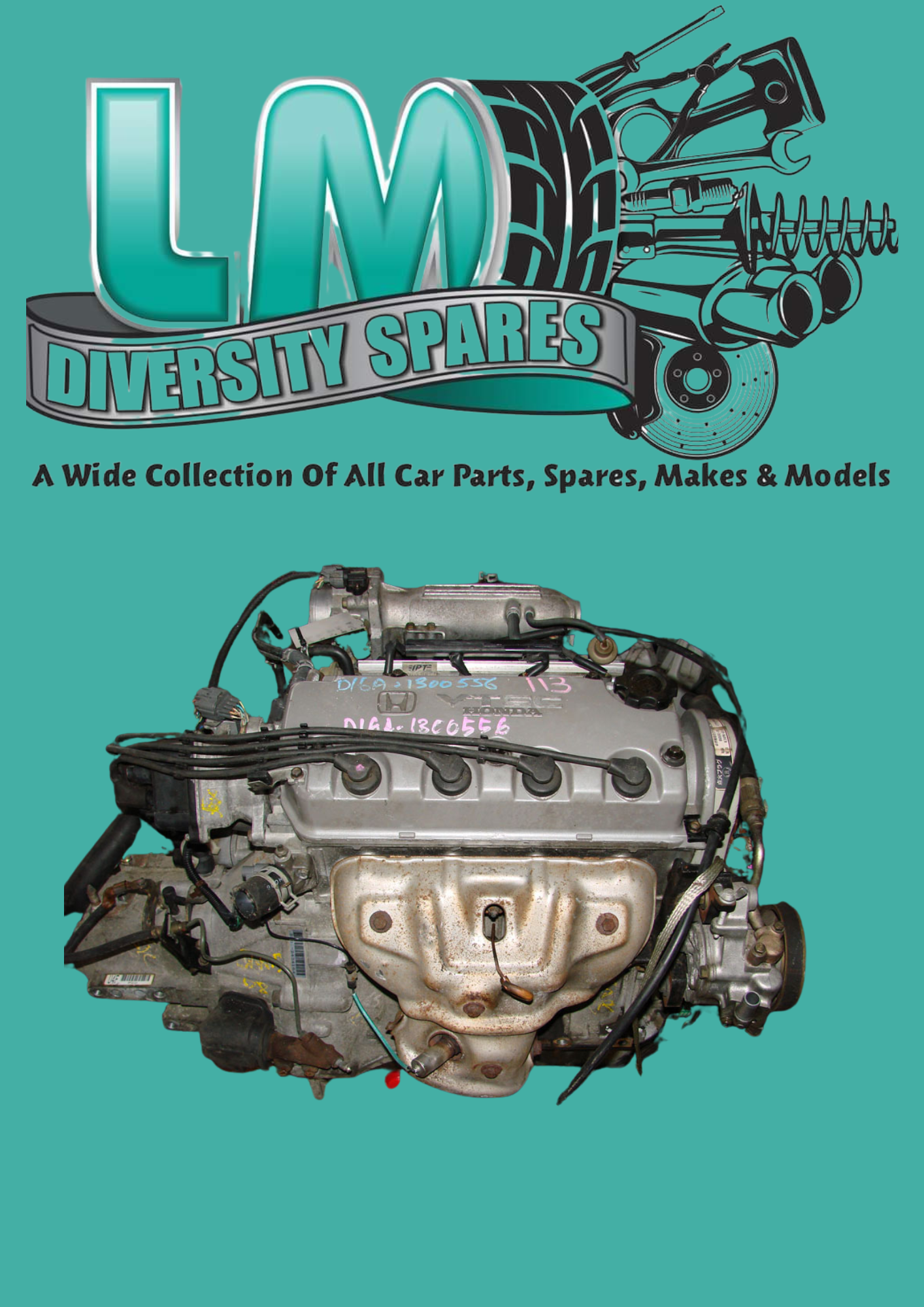 Honda D16W4 Engine For Sale | Low KM + Warranty SA
