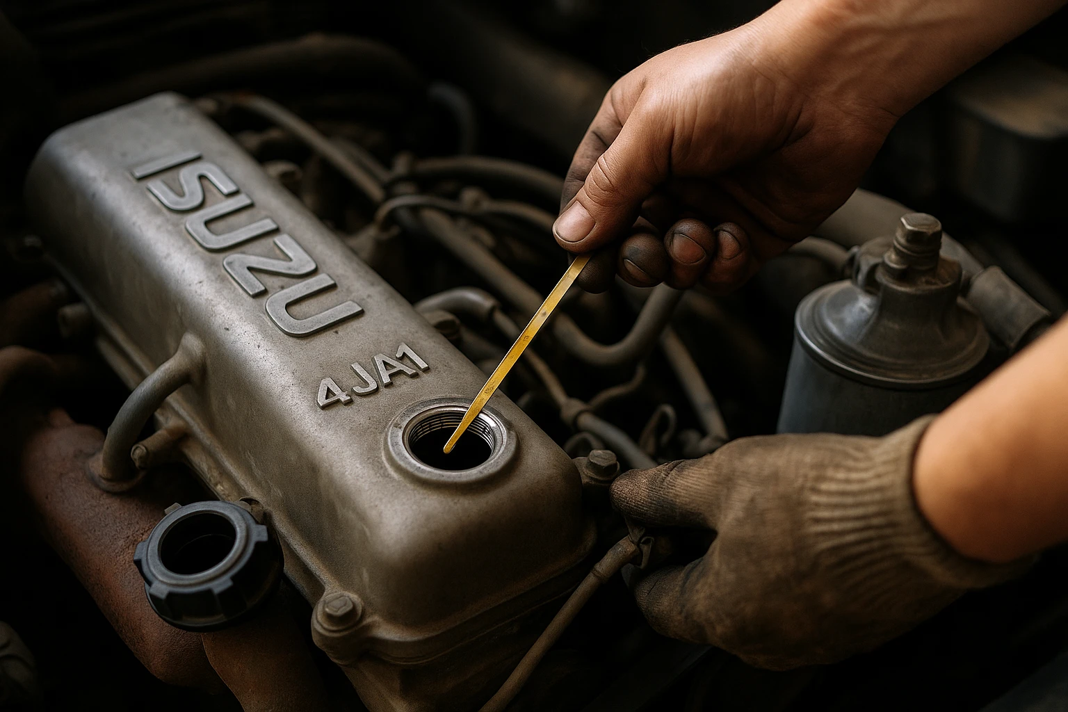 Isuzu 4JA1 Engine Specs with Service Intervals